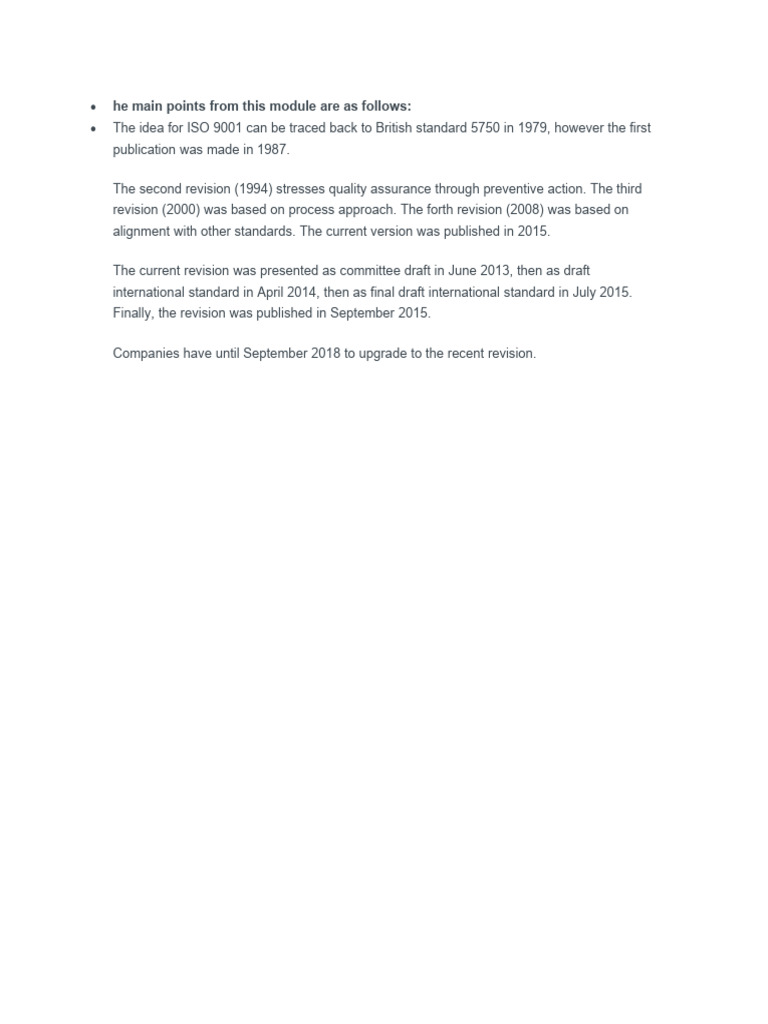 2 Main Points of This Model | PDF | Iso 9000 | Risk