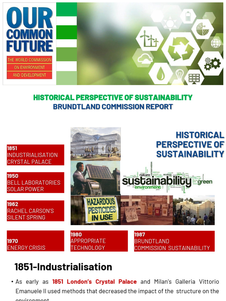 Historical Perspective of Sustainability | PDF | Sustainability ...