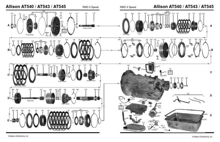 Allison AT540 | PDF | Clutch | Manufactured Goods