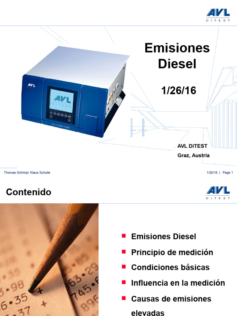 Opacimetro Avl | PDF | Combustión | Combustible diesel