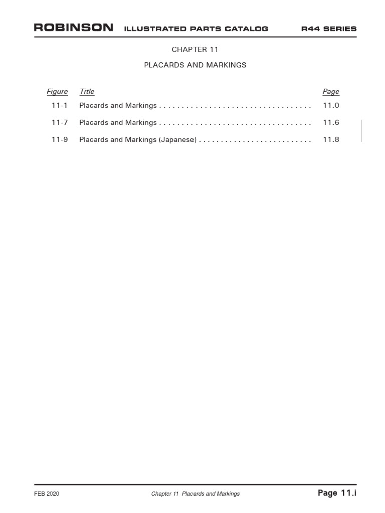 Robinson R44 IPC 3/10 | PDF | Transport | Vehicles