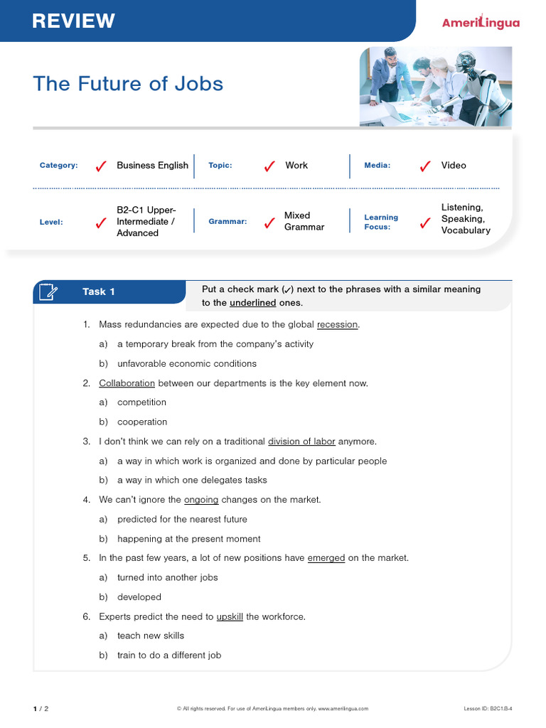 Future Job Trends and Skills Review | PDF | Automation | Employment