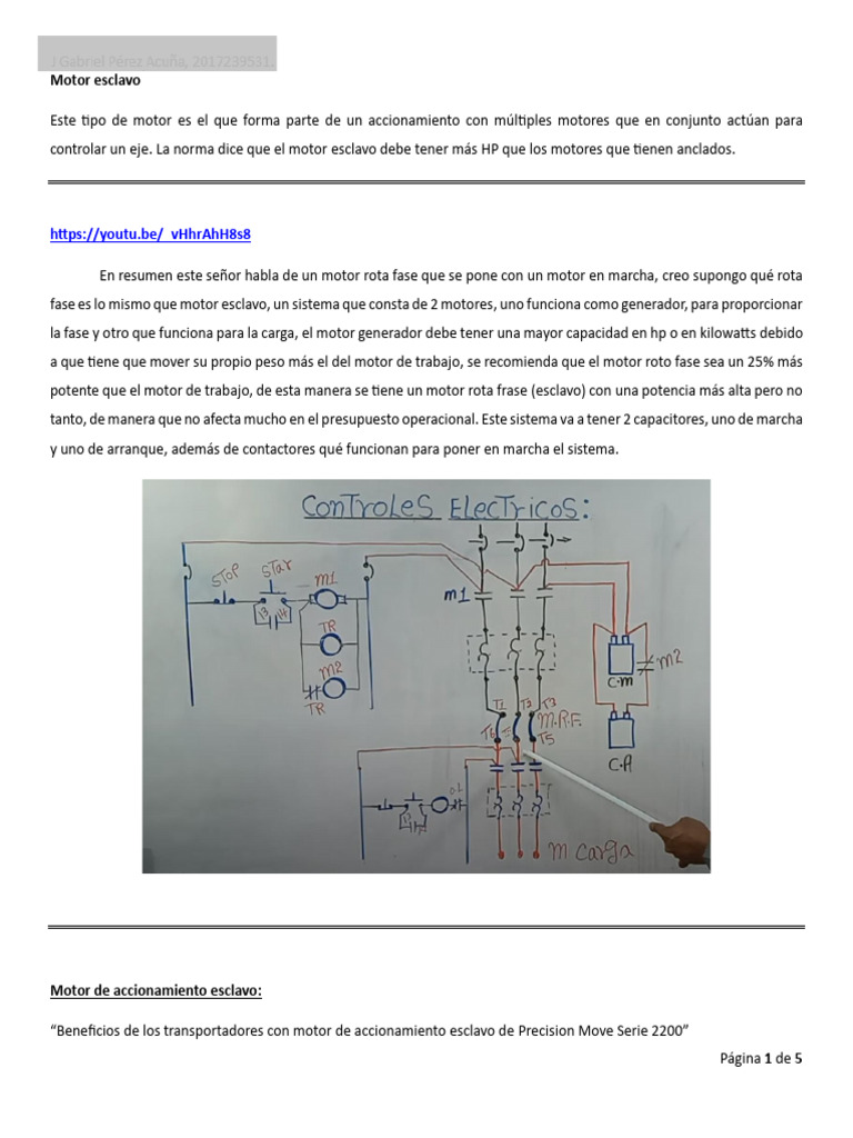 Motor Puesta A Fase y Controladores Multimotor | PDF | Ingenieria Eléctrica | Ingeniería mecánica