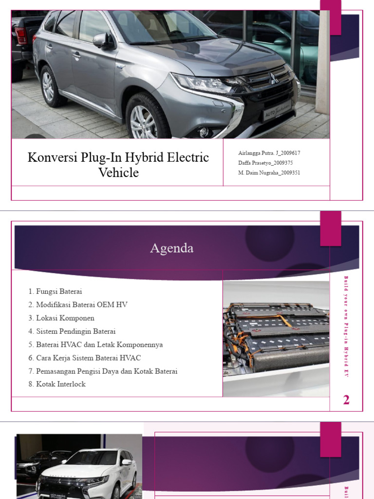 Konversi Baterai PHEV: Panduan Lengkap | PDF
