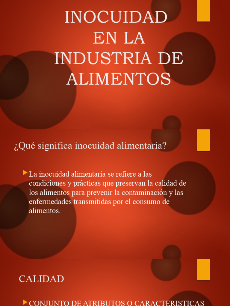 Inocuidad Alimentaria | PDF | Alimentos | Higiene
