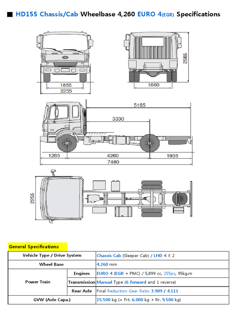 HD155 | PDF | Manual Transmission | Truck