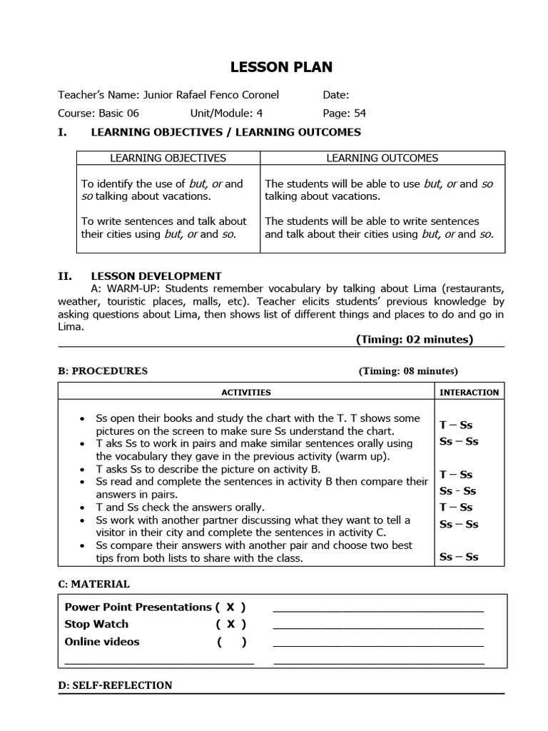 Lesson Plan Demo (1) FFF | PDF | Pedagogy | Intelligence