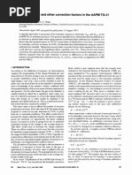 AAPM TG-51 Protocol Overview | PDF | Dosimetry | Medical Physics