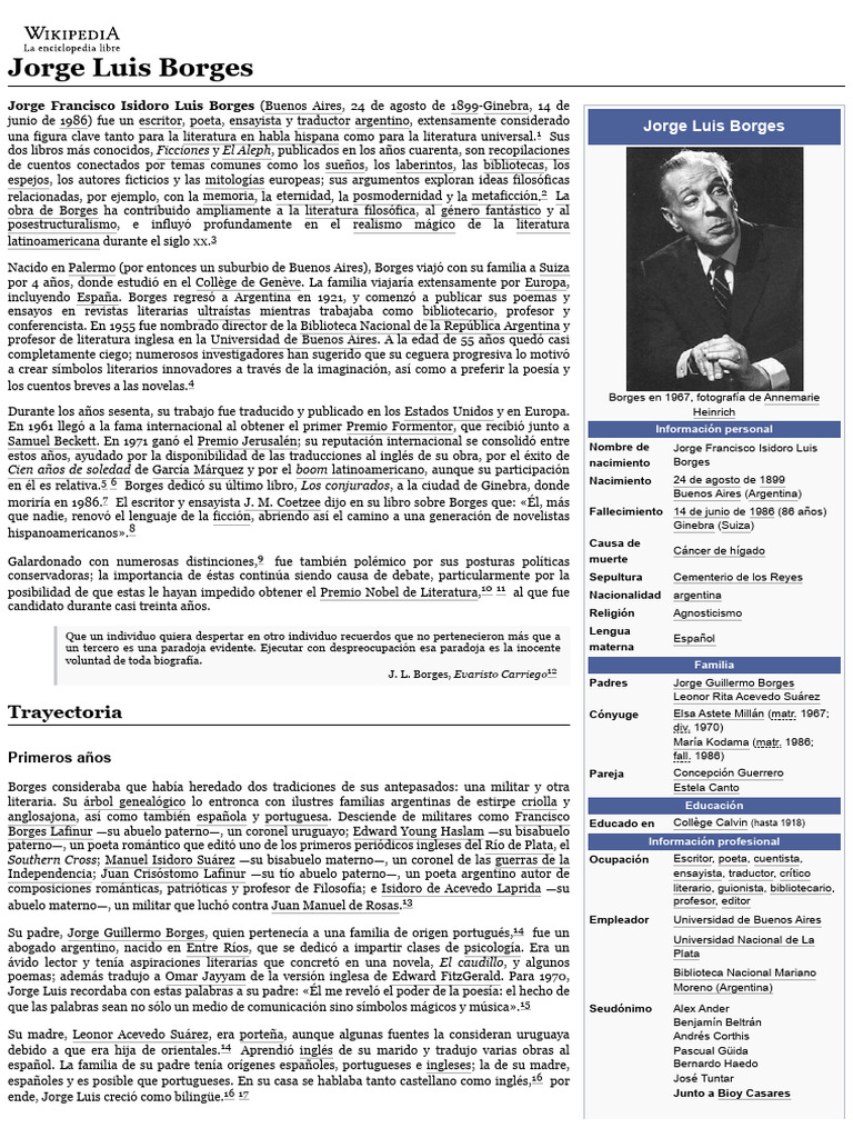 Jorge Luis Borges | PDF
