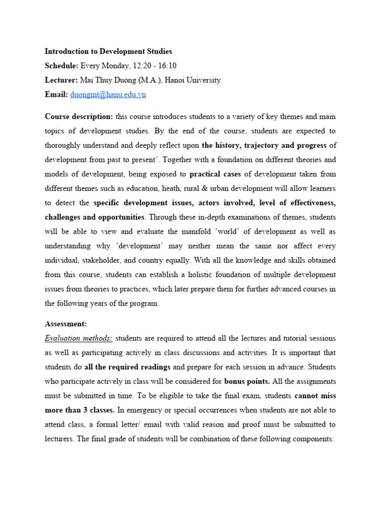 Syllabus | PDF | Sustainability | Sustainable Development