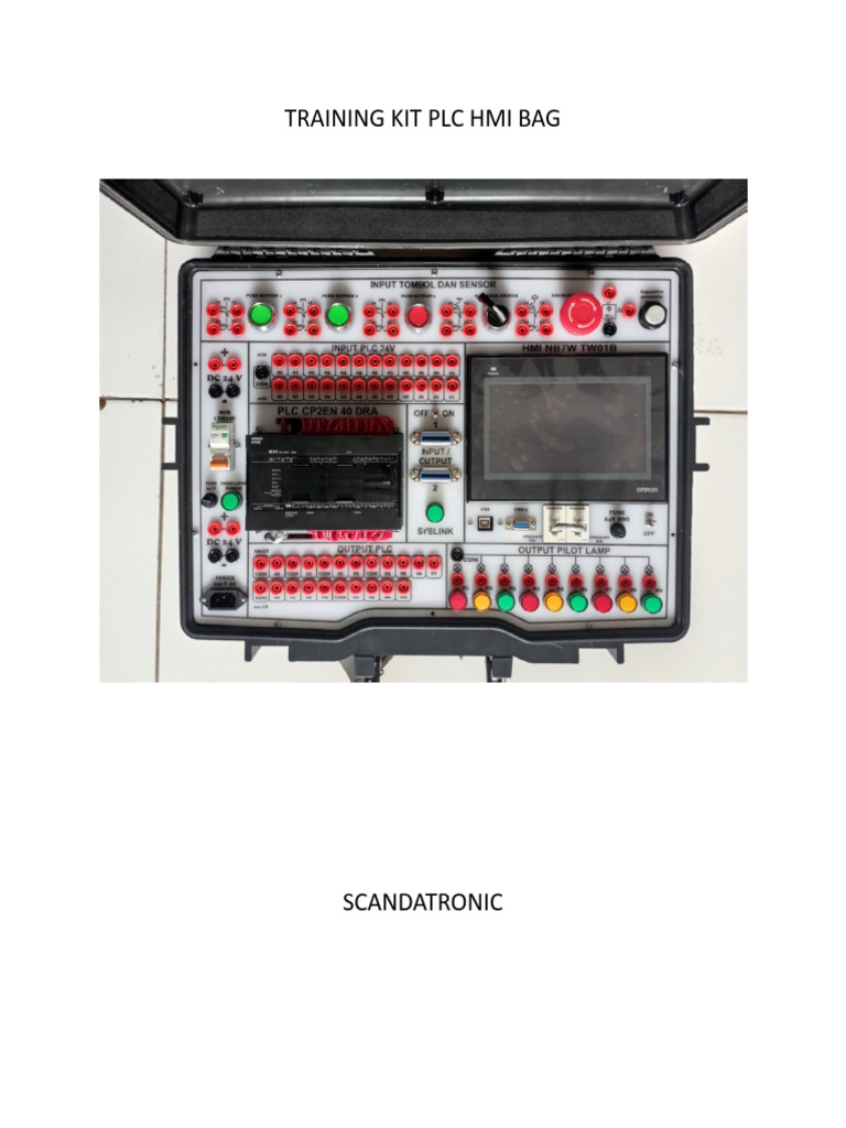 Trainer PLC Hmi Training Set | PDF