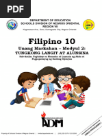 Filipino Module 1 Grade 10 Quarter 1 | PDF
