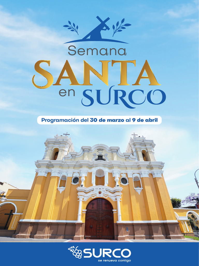 Programación Semana Santa Surco 2023 | PDF | Días santos católicos ...
