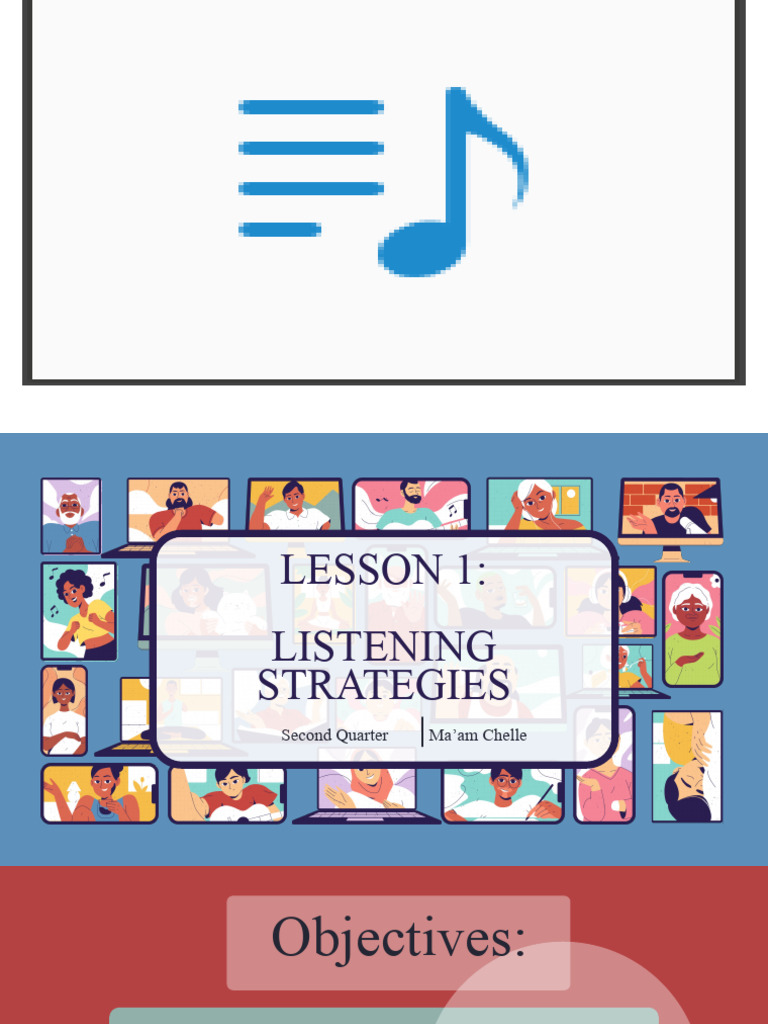 Lesson 1 Listening Strategies | PDF | Top Down And Bottom Up Design ...