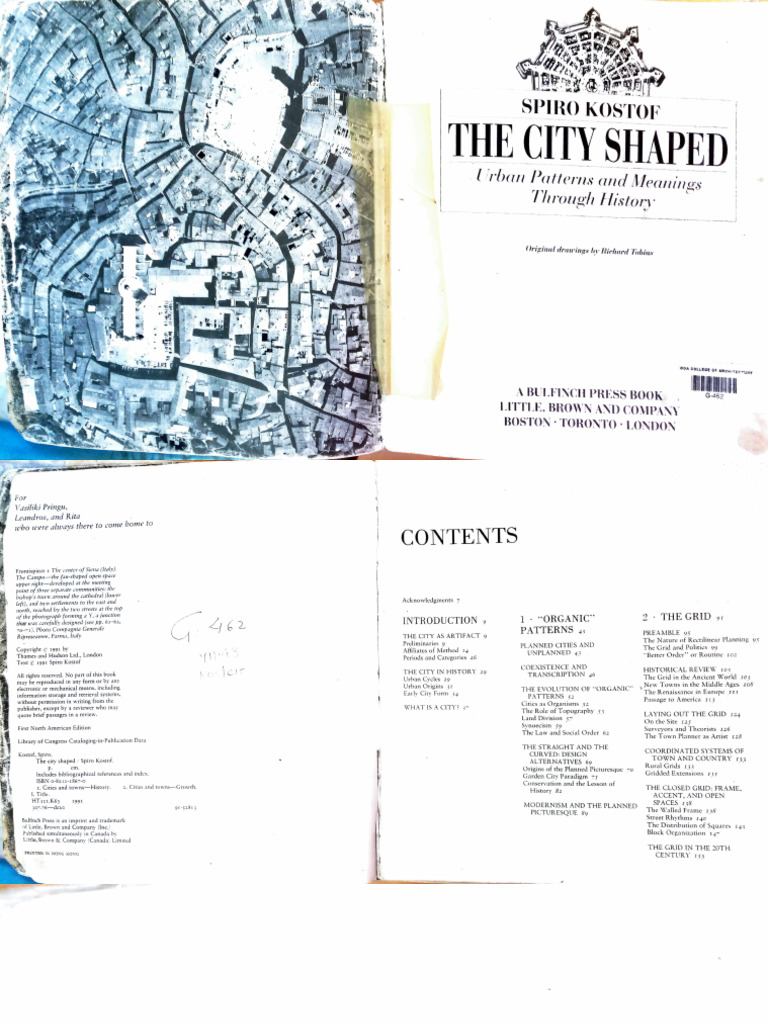 Kostof Spiro City Shaped | PDF