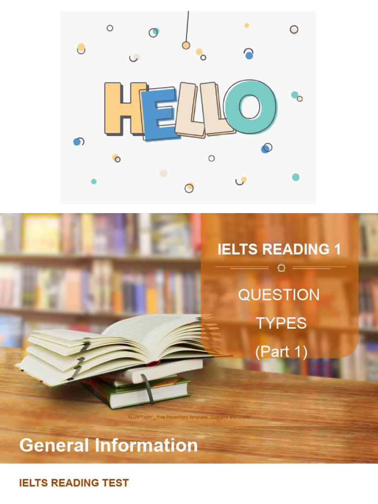 Reading 1 Slide Pdf Multiple Choice International English