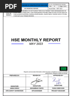 Weekly HSE Report | PDF | Prevention | Safety