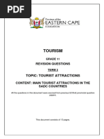 Grade 11 Tourism Term 1 Notes | PDF | Tourism | Marketing