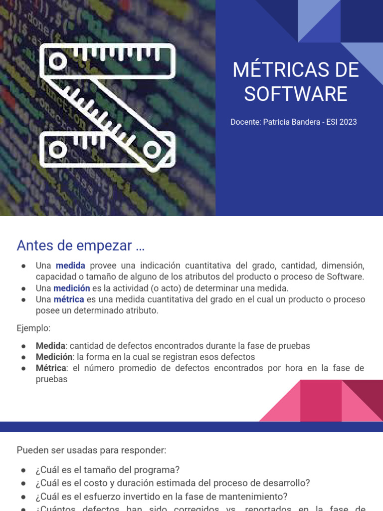 Metricas de Software | Descargar gratis PDF | Software | Programa de computadora