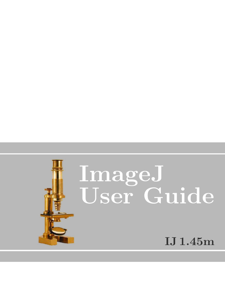 ImageJ User Guide | PDF | Computing | Software Engineering