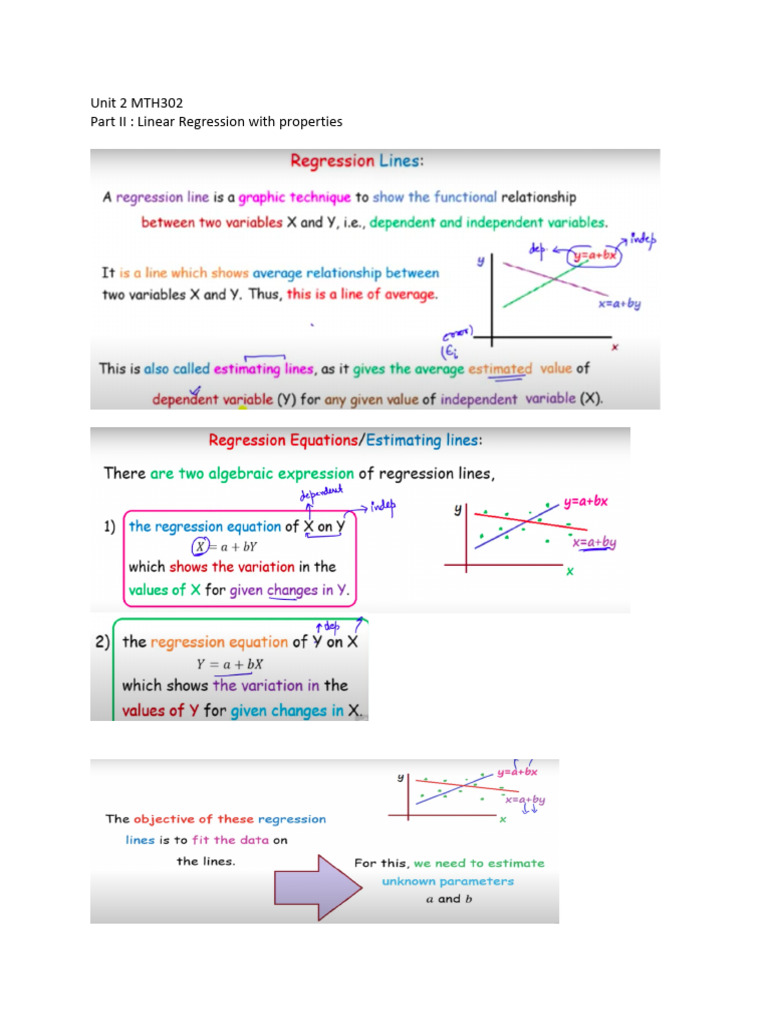 Linear Regression Problem With Solution PDF | PDF