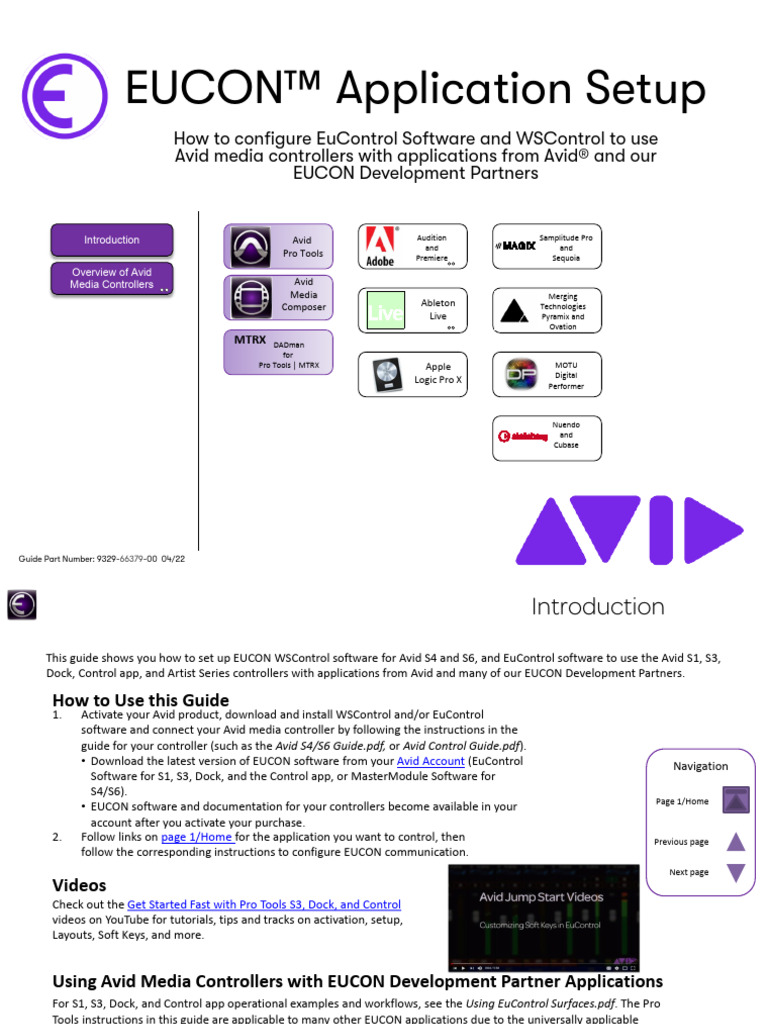 EUCON Application Setup v2022.4 | PDF | Application Software | Mac Os