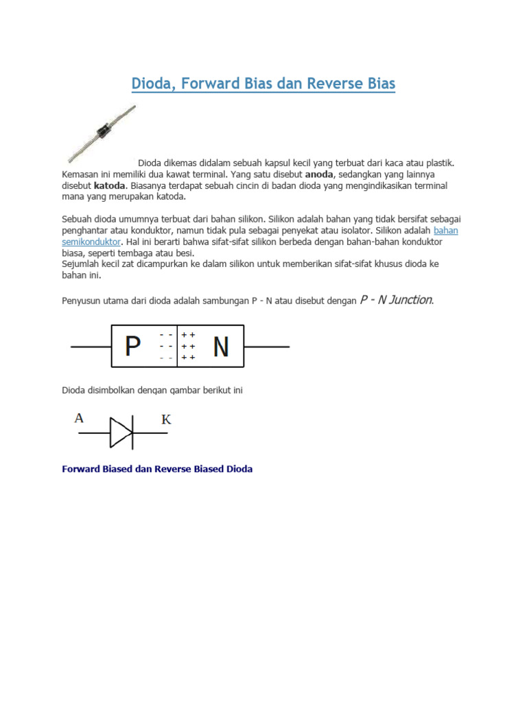 Materi Dioda Dan Transistor | PDF