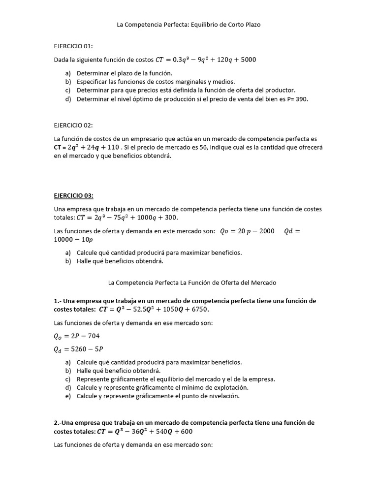 ST FFTrabajo Econom (Ia UNIDAD III | PDF | Mercado (economía) | Oferta y demanda