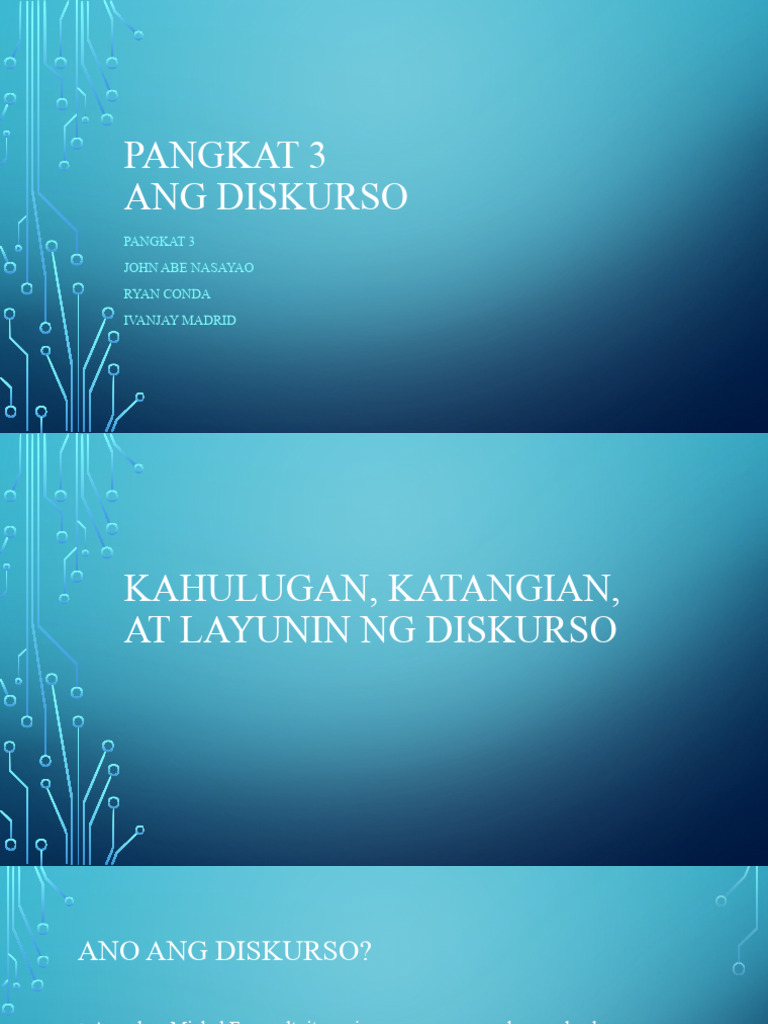 Pangkat 3 Diskurso PDF