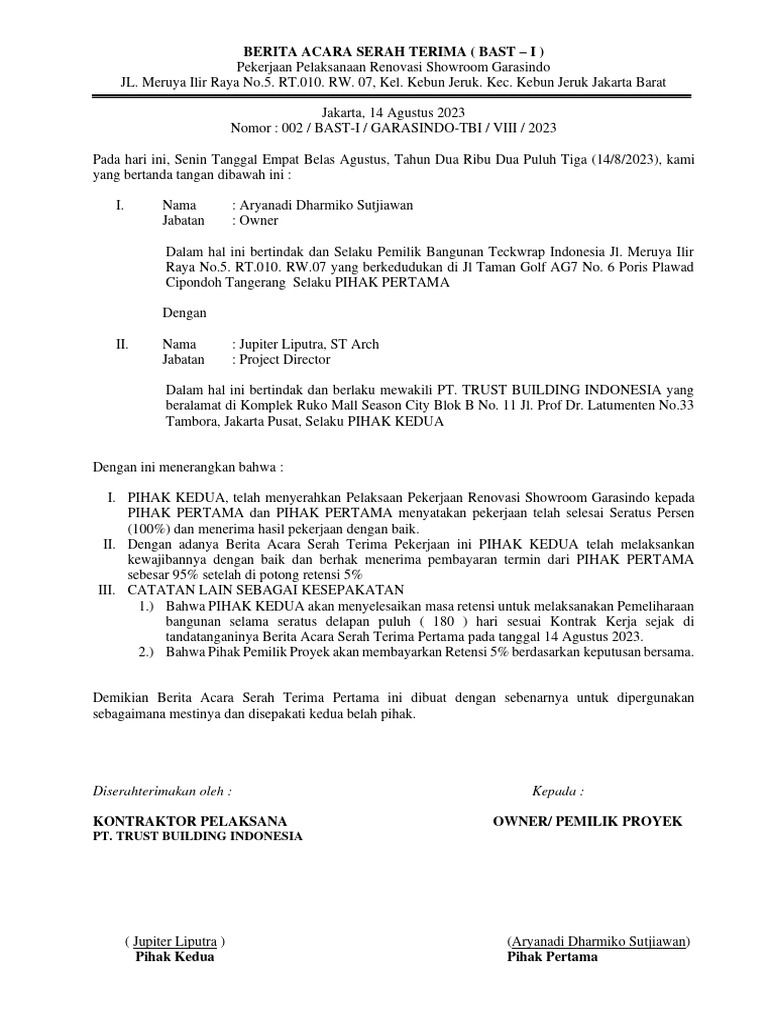 BAST 1 Garasindo | PDF