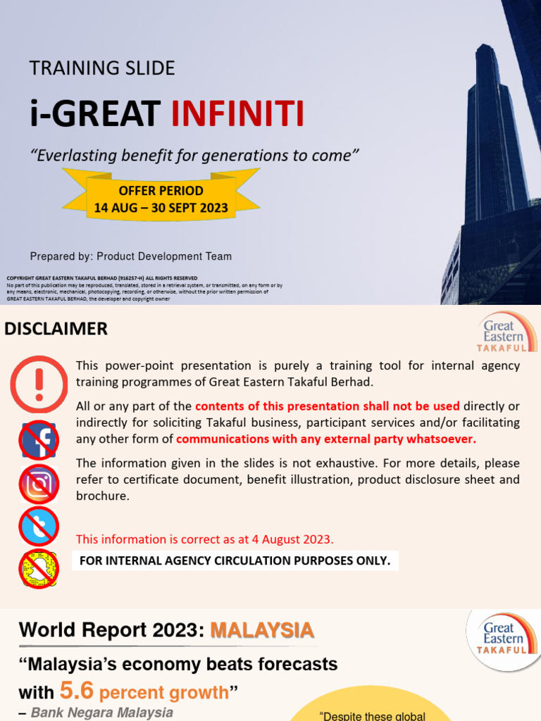 (TCF I-Great Infiniti Material) I-Great Infiniti Training Slides | PDF ...