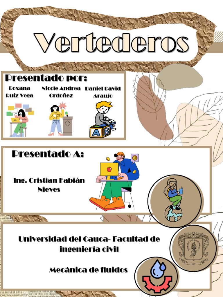 Vertederos - Mecánica de Fluidos | PDF | Descarga (hidrología) | Geometría Elemental