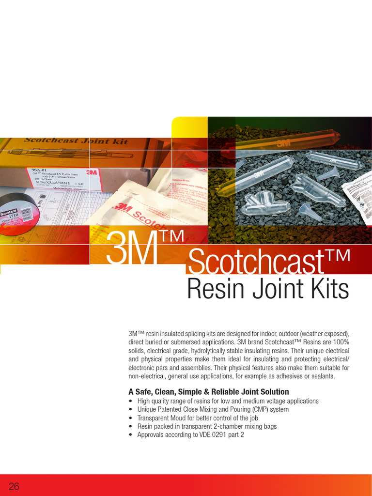 Scotchcast: Resin Joint Kits | PDF | Insulator (Electricity) | Polyurethane