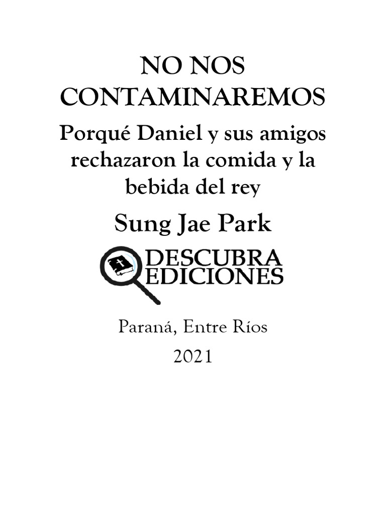 No Nos Contaminaremos | PDF | Daniel (figura bíblica) | Libro de daniel