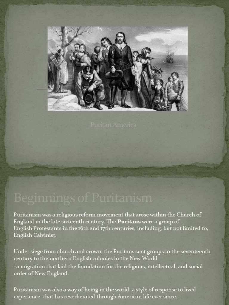 Puritanism in Seventeenth-Century New England | PDF | Plymouth Colony ...