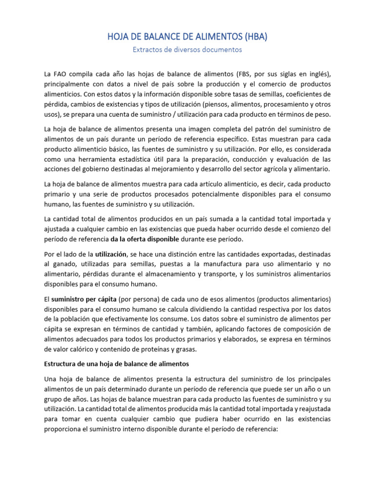 2.2.act HBA | PDF | Alimentos | Proteínas