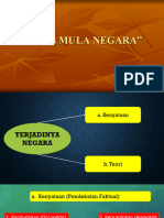 Teori Asal Mula Dan Terbentuknya Negara | PDF