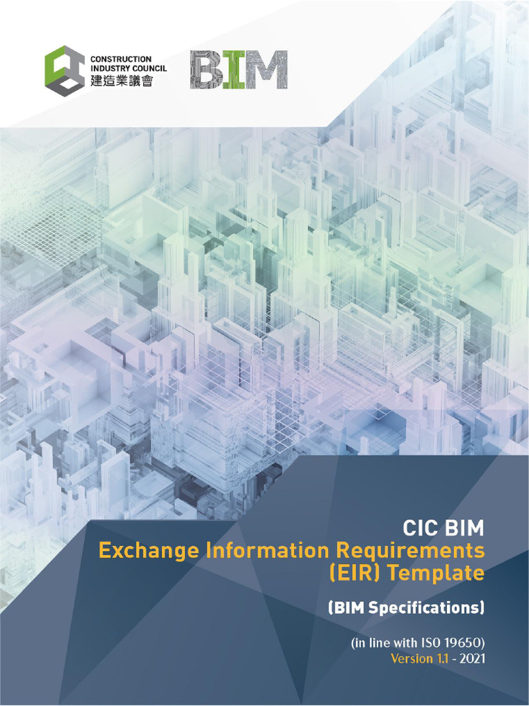 CIC BIM EIR With Sample Project EIR 2021 | PDF | Building Information Modeling | Lidar