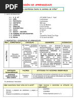 SESIÓN MAT. Comparamos Numeros Hasta La Centena de Millar | PDF | Evaluación | Aprendizaje