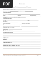 Big Book Response Sheet | PDF