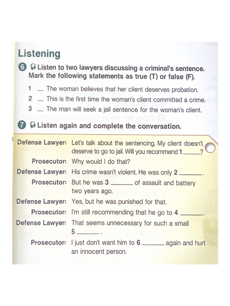 Criminal Law Listening | PDF