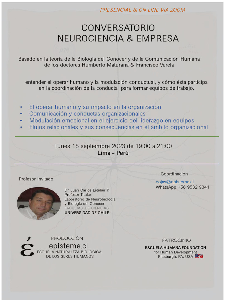 Conversatorio Neurociencia & Empresa | PDF