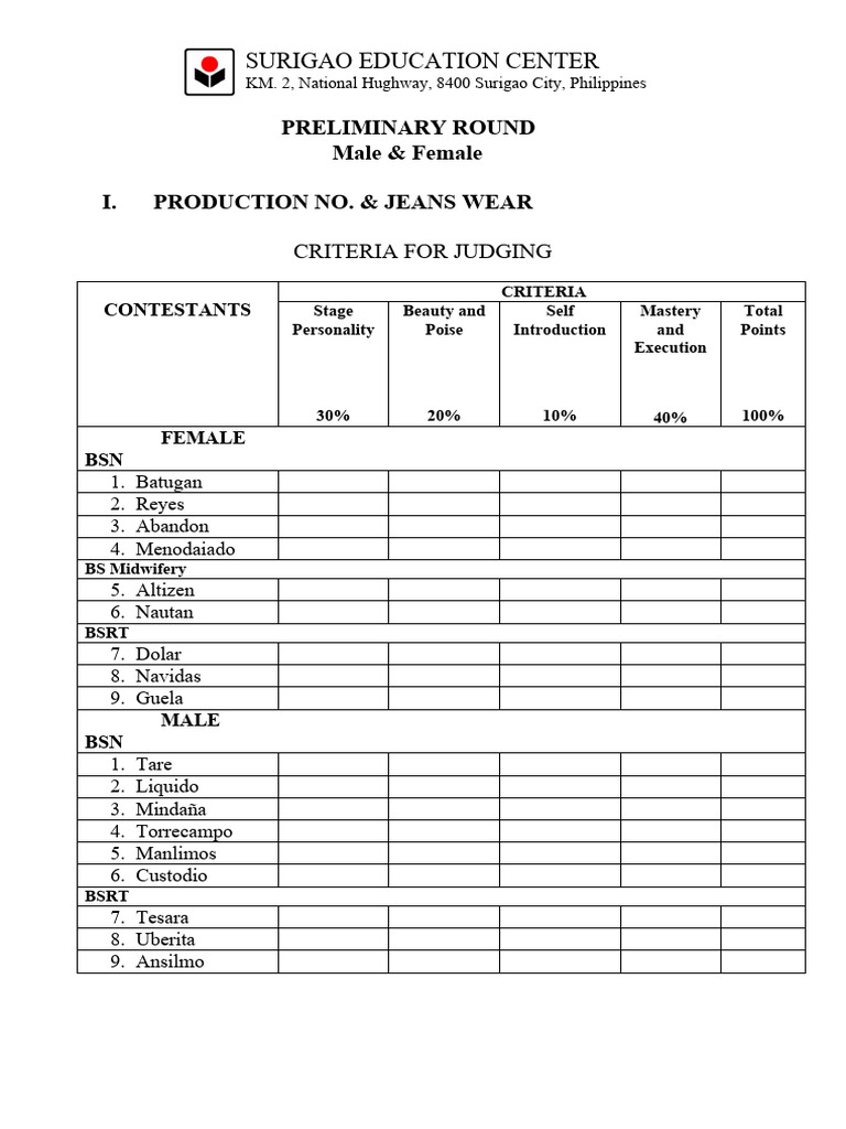 Mechanics For Pageant Proper | Download Free PDF | Competition | Fashion