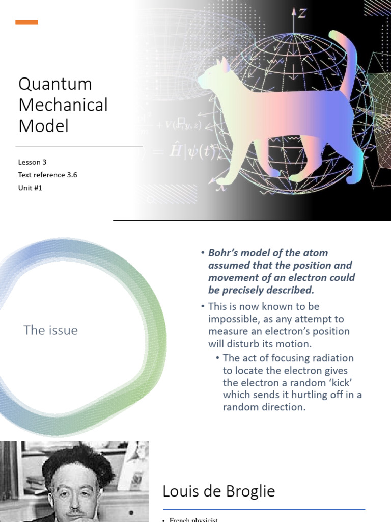 Quantum Mechanical Model Overview | PDF | Electron Configuration ...
