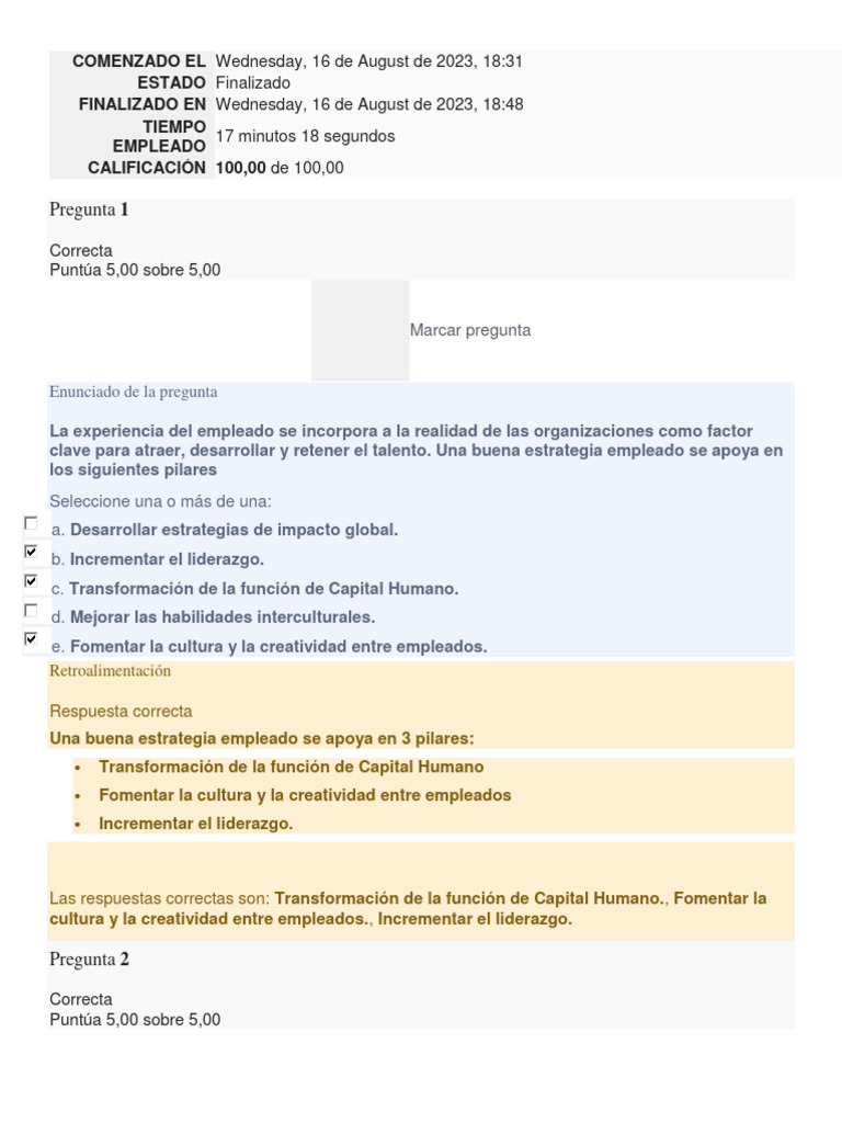 Examen Final Modulo 4 Diplomado | PDF | Evaluación | Pensamiento
