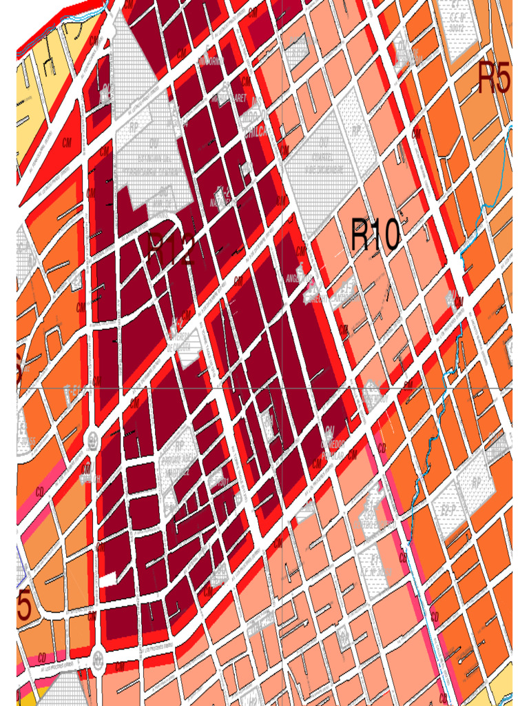 Plano Zonificacion Chilca Huancayo (2) - Zonas | PDF