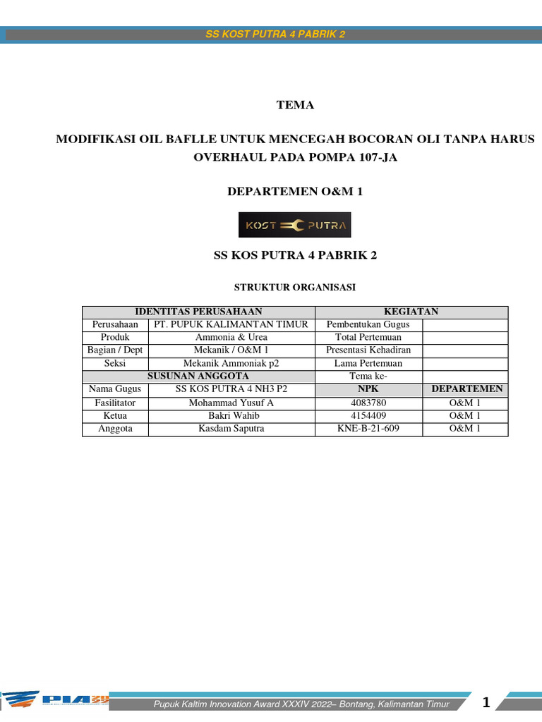 SS Kost Putra 4 2022 | PDF