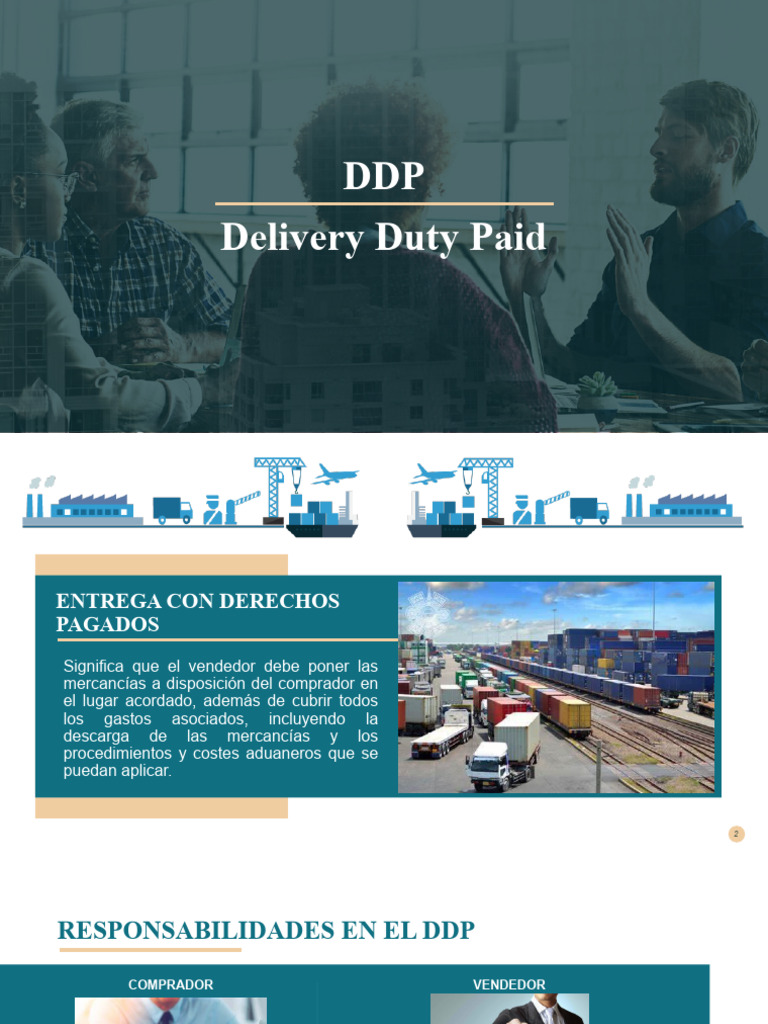 Exposición Incoterm DDP | PDF | Derecho