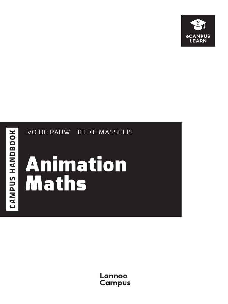 Animation Maths: Ivo de Pauw Bieke Masselis | PDF | Matrix (Mathematics ...