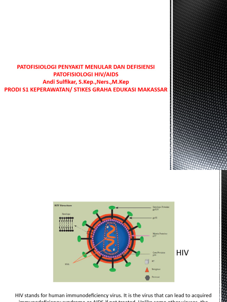 Patofisiologi HIV dan Stadium AIDS | PDF | Kesehatan Holistik | Sains ...